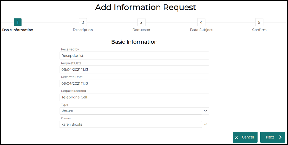 Information Requests